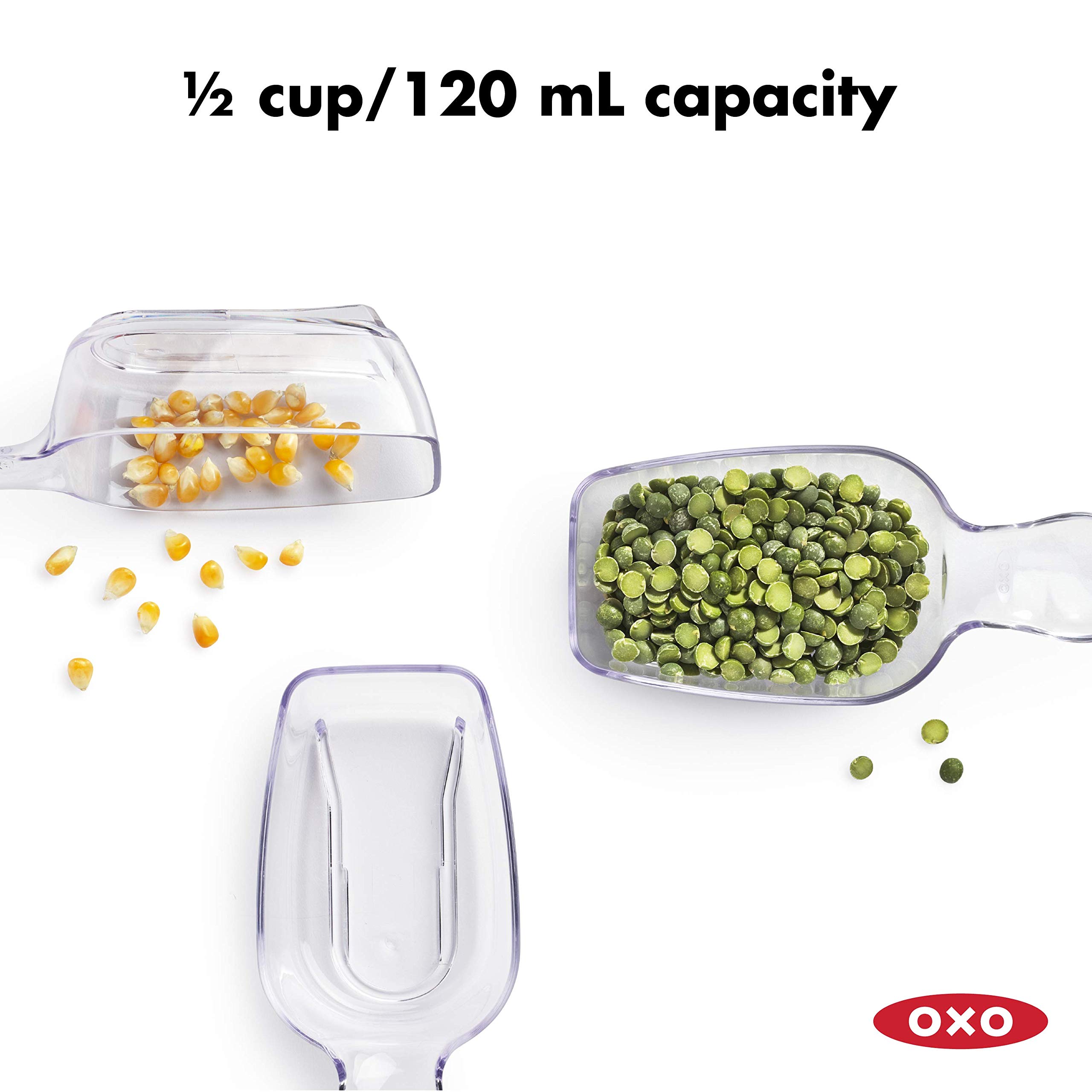 OXO Good Grips POP Container Accessories 3-Piece Scoop Set & NEW Good Grips POP Container Rice Measuring Cup
