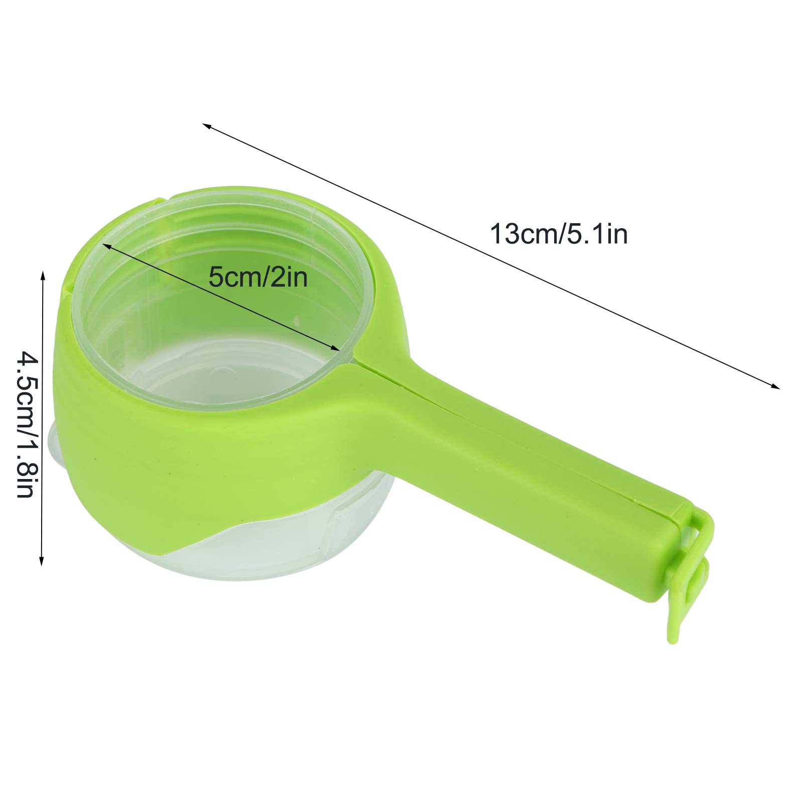 5Pcs Bag Clips for Food, Food Storage Sealing Bag Clips With Spouts for Kitchen Food Storage and Organization