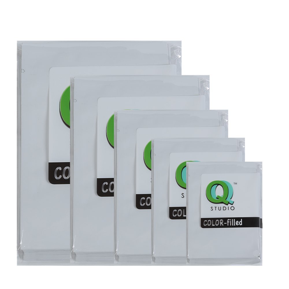 100x Premium White Mylar Foil Open Top Pouch for Powder Spice Snack Storage Bags (8cm x12cm)