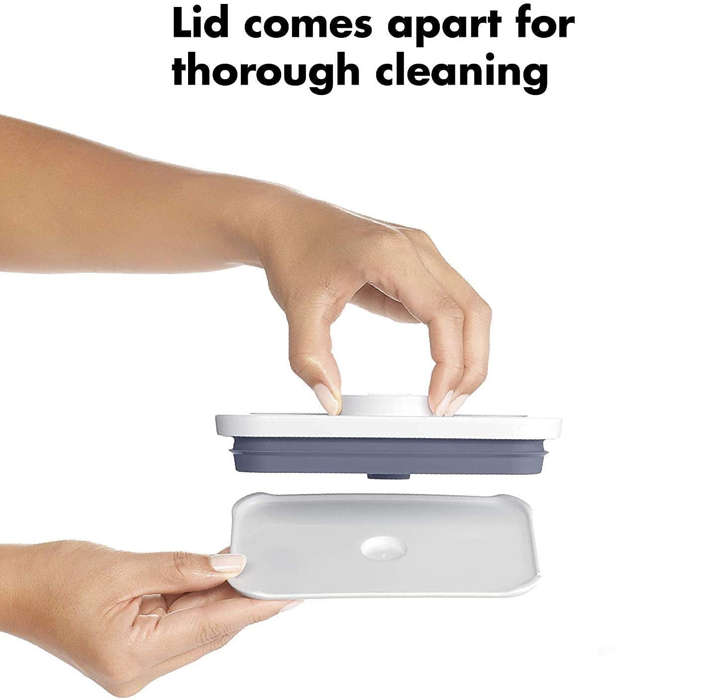 OXO Good Grips POP Container - Airtight Food Storage - 0.5 Qt Square (Set of 4) for Candy and More