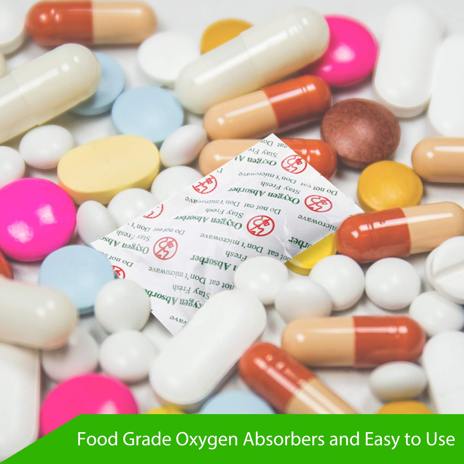 SurpOxyLoc (30Sachets)2000cc Oxygen Absorbers for Food Storage, Food Grade Oxygen Absorbers Packets for Food