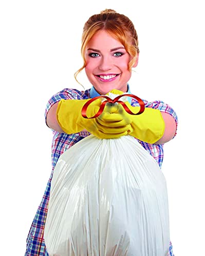 Aluf Plastics Tall Kitchen 13 Gallon Drawstring Trash Bags 0.9 MIL - (Bulk 200 Count) - 24" x 27" - Wholesale, Commercial Garbage Bags
