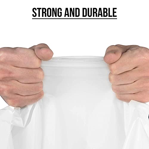 Aluf Plastics Tall Kitchen 13 Gallon Drawstring Trash Bags 0.9 MIL - (Bulk 200 Count) - 24" x 27" - Wholesale, Commercial Garbage Bags