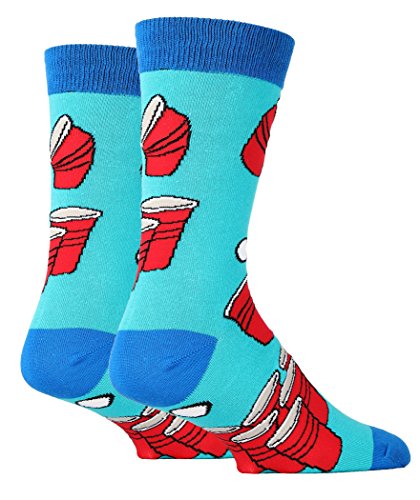 Oooh Yeah Socks - Mens Crew - Beer Pong,One Size