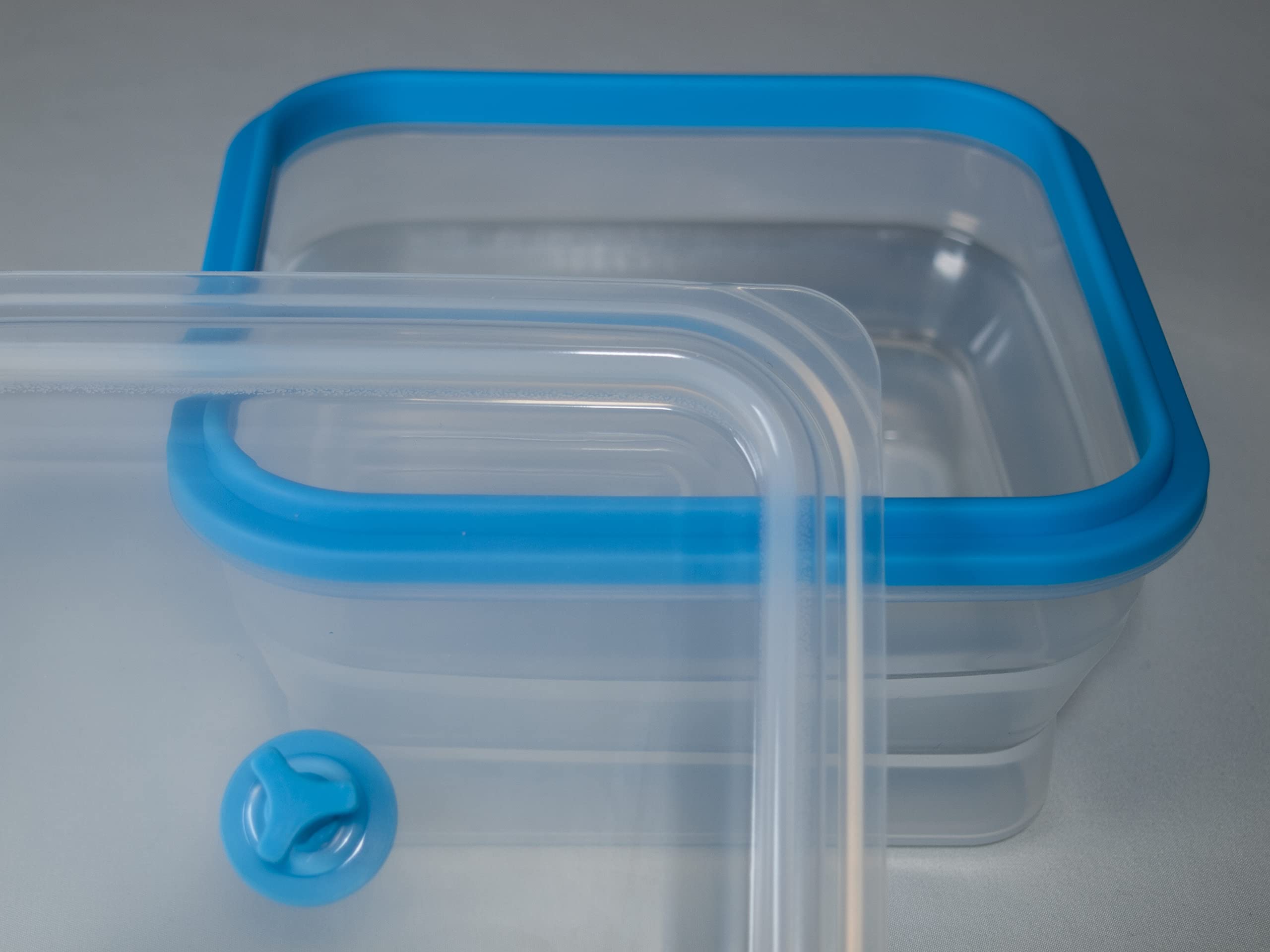 Aura Global 4-Pack Collapsible Platinum Silicone Food Storage Containers - LFGB Certified, BPA-Free, Microwave, Freezer, Dishwasher Safe, Reusable with Easy-Fit Lids - Premium Kitchen Solution