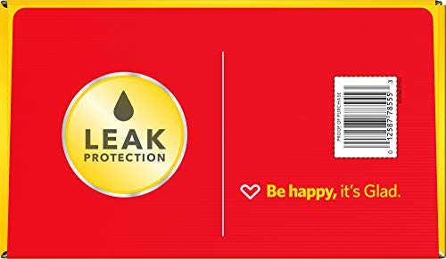 GLAD ForceFlex Tall Drawstring Trash Bags, 13 Gallon White Trash Bags for Tall Kitchen Trash Can, Unscented Leak Protection Bags, 120 Count - Packaging May Vary