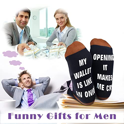 PARIGO Funny Gaming Socks and LED Flashlight Gloves - Stocking Stuffers Gifts for Men Women Teenage