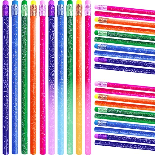 30 Pcs Color Changing Mood Pencil,Colored Pencils with Eraser,Wooden Pencils Heat Activated Color Changing Pencils Thermochromic Pencils for Students Gifts and Office Supplies(5 Colors)
