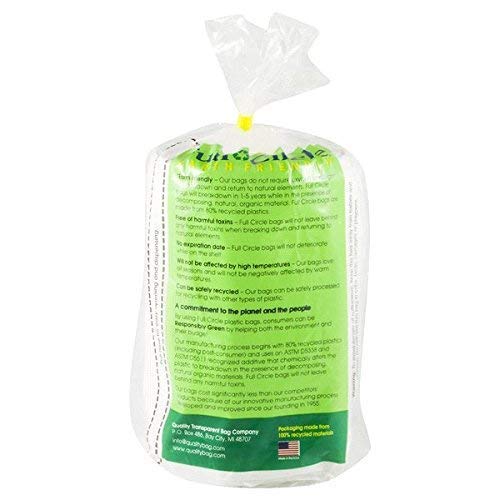 Full Circle - Recycling Tall Kitchen Trash Bags, 13 Gallon (70 Count) - Made in USA