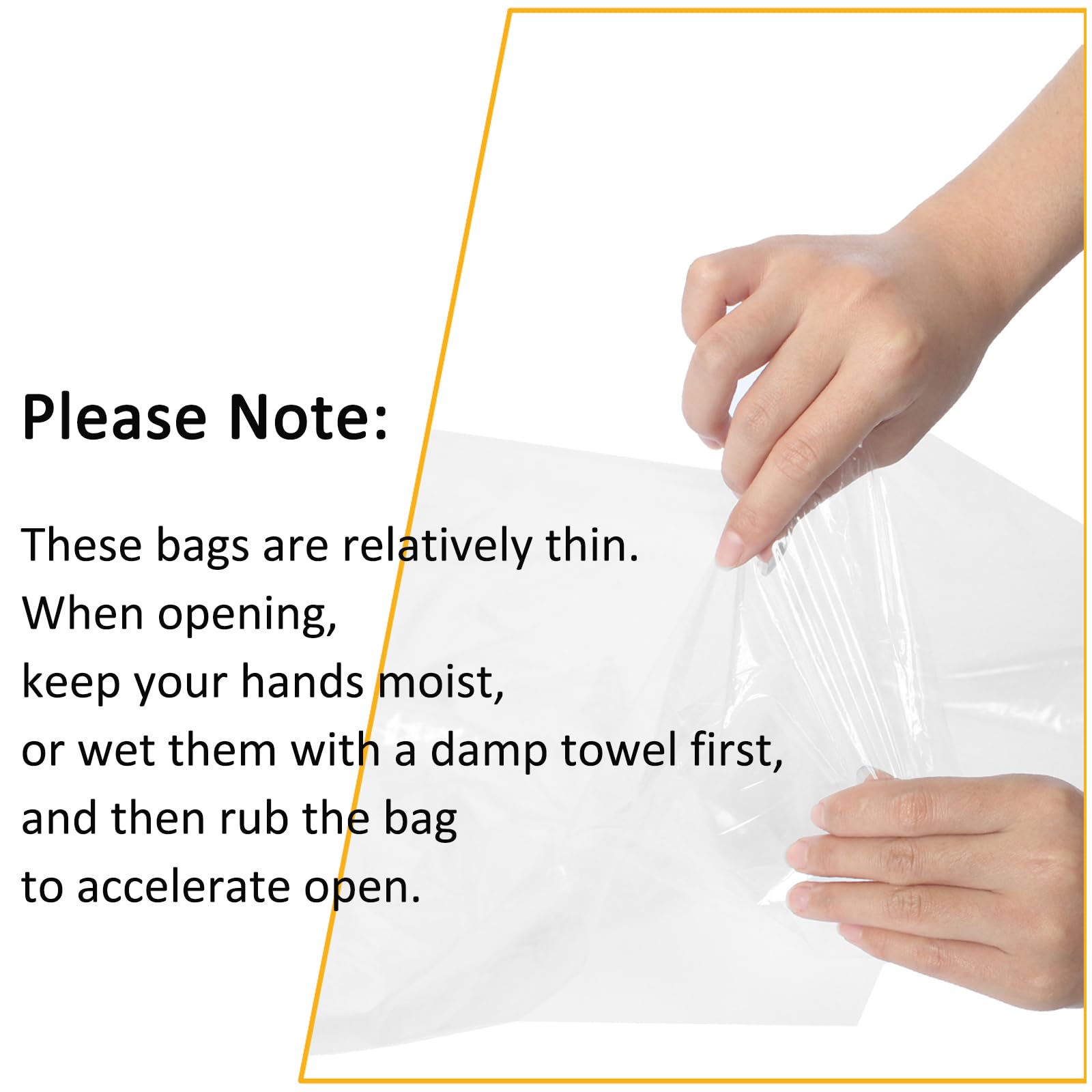 Belinlen 200 Pack 18 x 24 Inch Plastic Produce Bags Bread Loaf Bags Clear Plastic Flat Poly Bags with Twist Ties for Food, Bread, Dough, Clothes Packaging, Storage, Gift Bag(1 Mil)