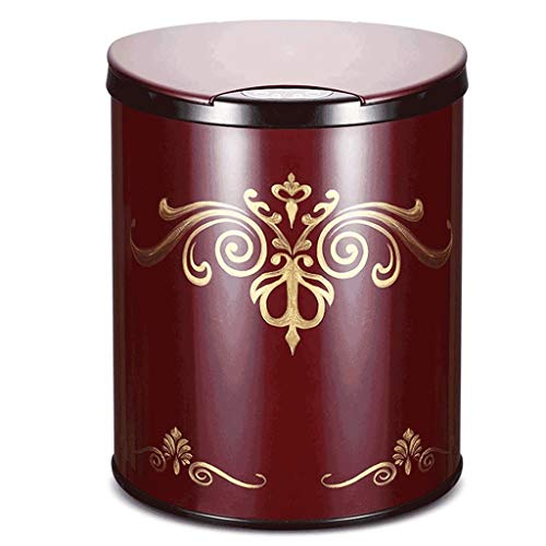 CXDTBH Autom for Living Room Bedroom Fashion Business Trash Can, Powered by Batteries (not Included)