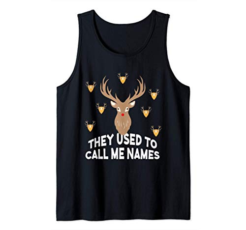 Funny And Sarcastic Christmas Reindeer Stocking Gift Idea Tank Top