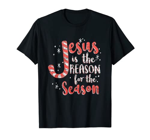 Christian Jesus The Reason Christmas Stocking Stuffer T-Shirt