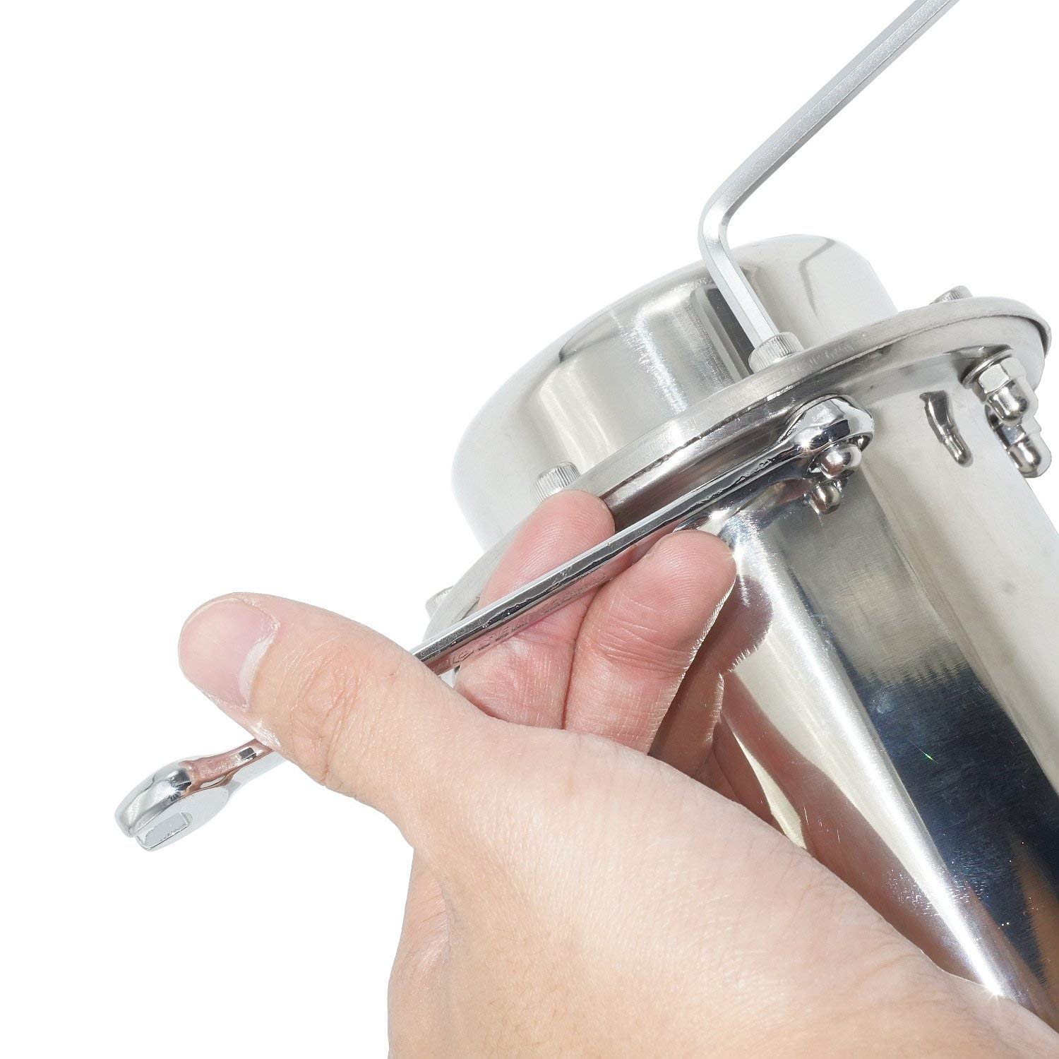 Jasni Time Capsule Stainless Steel Waterproof Container(10.2 Inch)