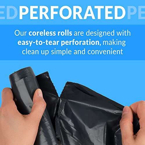 Reli. 13 Gallon Trash Bags, Black (250 Count) Tall Kitchen Garbage Bags 13 Gallon - 16 Gallon, Black Trash Can Liners