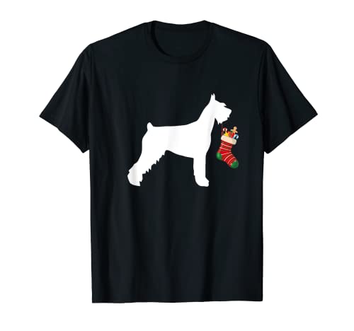 Giant Schnauzer Christmas Stocking Stuffer Dog T-Shirt