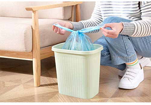Trash Bags,4 Gallon Handle Tie Small Garbage Bags For Office, Kitchen,Bedroom Waste Bin,Colorful Portable Strong Rubbish Bags,Wastebasket Bags,100 Counts