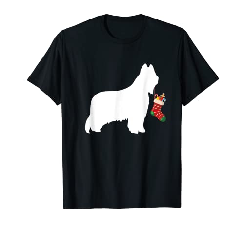 Briard Christmas Stocking Stuffer Dog T-Shirt
