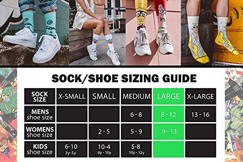 Cool Socks Novelty Crew Socks Men's Women's, Bill Clinton, Graphic Print, Large