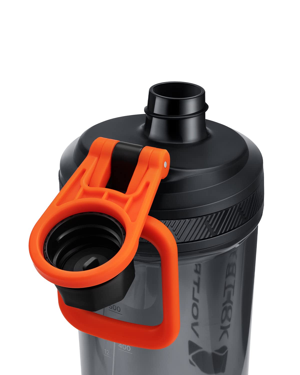 VOLTRX Shaker Bottle, Gallium USB C Rechargeable Electric Protein Shake Mixer, Shaker Cups for Protein Shakes and Meal Replacement Shakes, BPA Free, Made with Tritan, 24oz