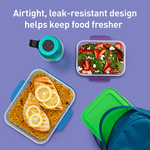 Sistema Nest It Food Storage Containers with Lids, Multicolor, (Pack of 8)