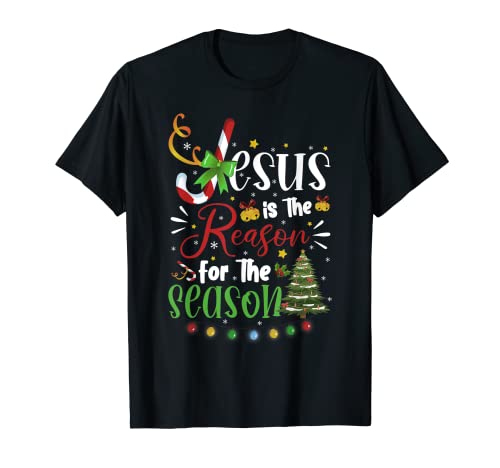 Christian Jesus The Reason Christmas Stocking Stuffer Gifts T-Shirt