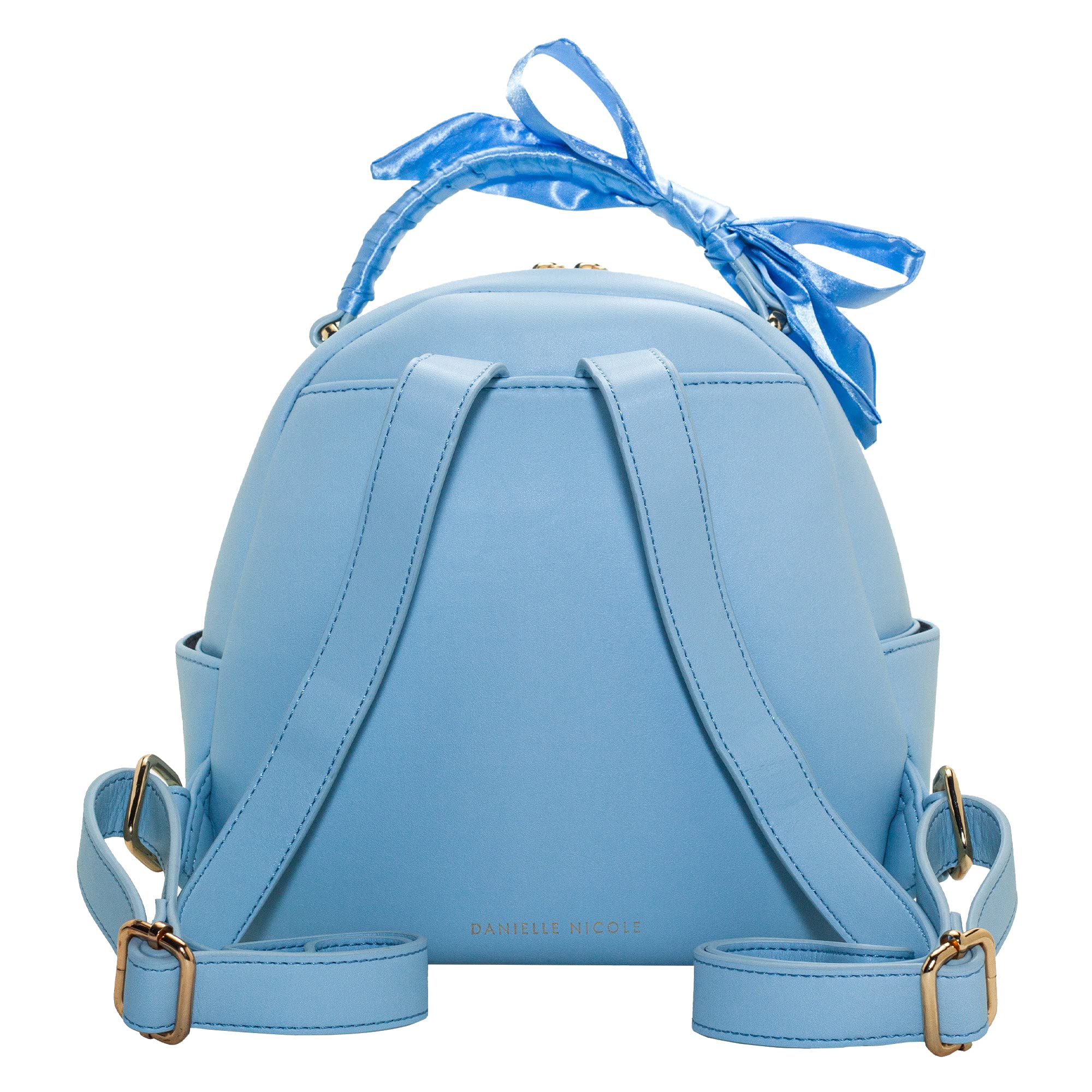 Danielle Nicole X Disney Beauty and the Beast Belle Basket Mini Backpack - Fashion Cosplay Disneybound Cute Backpacks, Multicolor