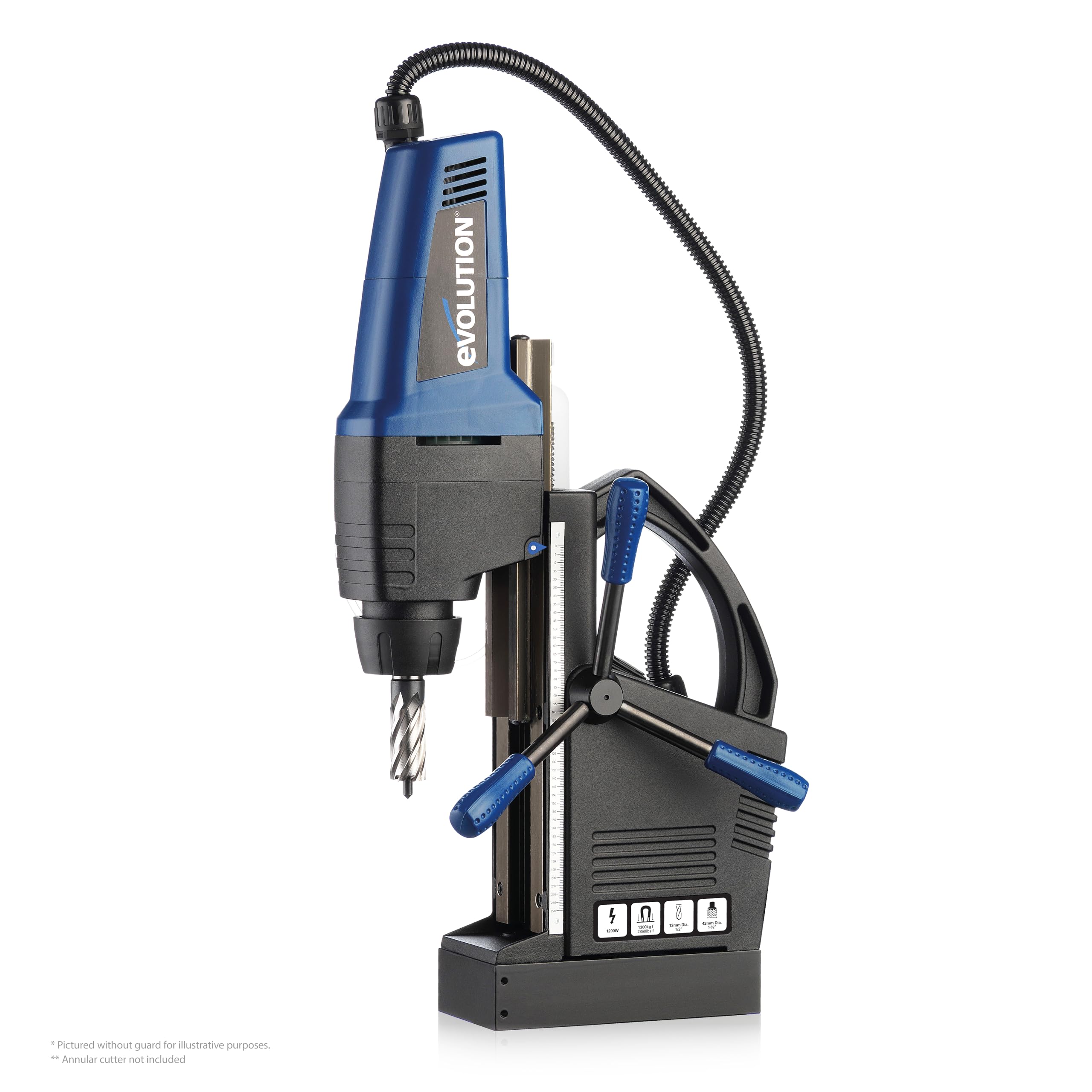 Evolution Power Tools EVOMAG42 1 5/8" Diameter x 2" Depth Magnetic Drilling System