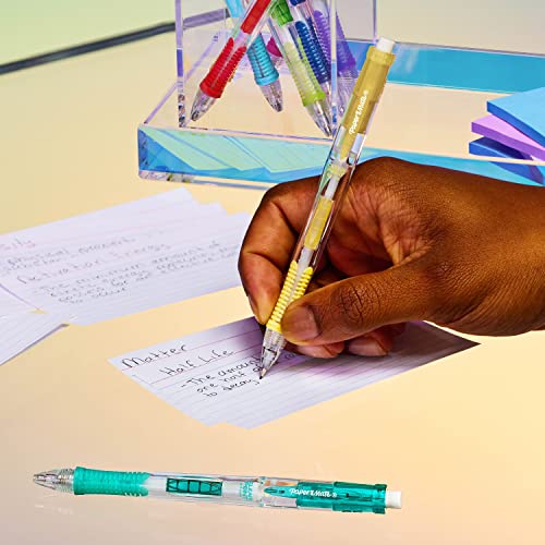 Paper Mate Clearpoint Mechanical Pencils, 0.5mm, HB 2, Black Barrels, 12 Count