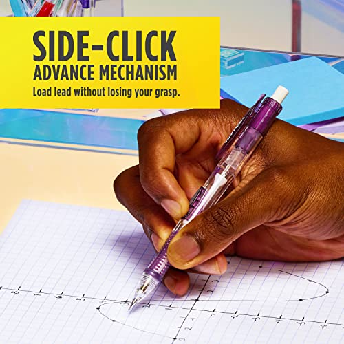 Paper Mate Clearpoint Mechanical Pencils, 0.5mm, HB 2, Black Barrels, 12 Count