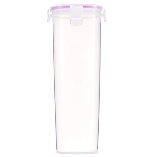 Komax Biokips Spaghetti Container Storage Noodle/Pasta Container 44oz (set of 4) - Airtight, Leakproof with Locking Lids - BPA Free Plastic - Microwave, Freezer, and Dishwasher Safe Pasta Holder