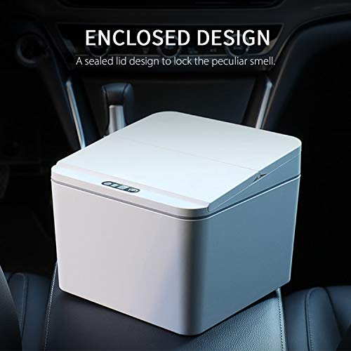 WENLII 4L/6L Touch-Free Trash Cans USB Rechargeable Smart Trash Bin Motion Sensor Automatic Garbage Can Waste Bins (Color : D, Size : 6L)