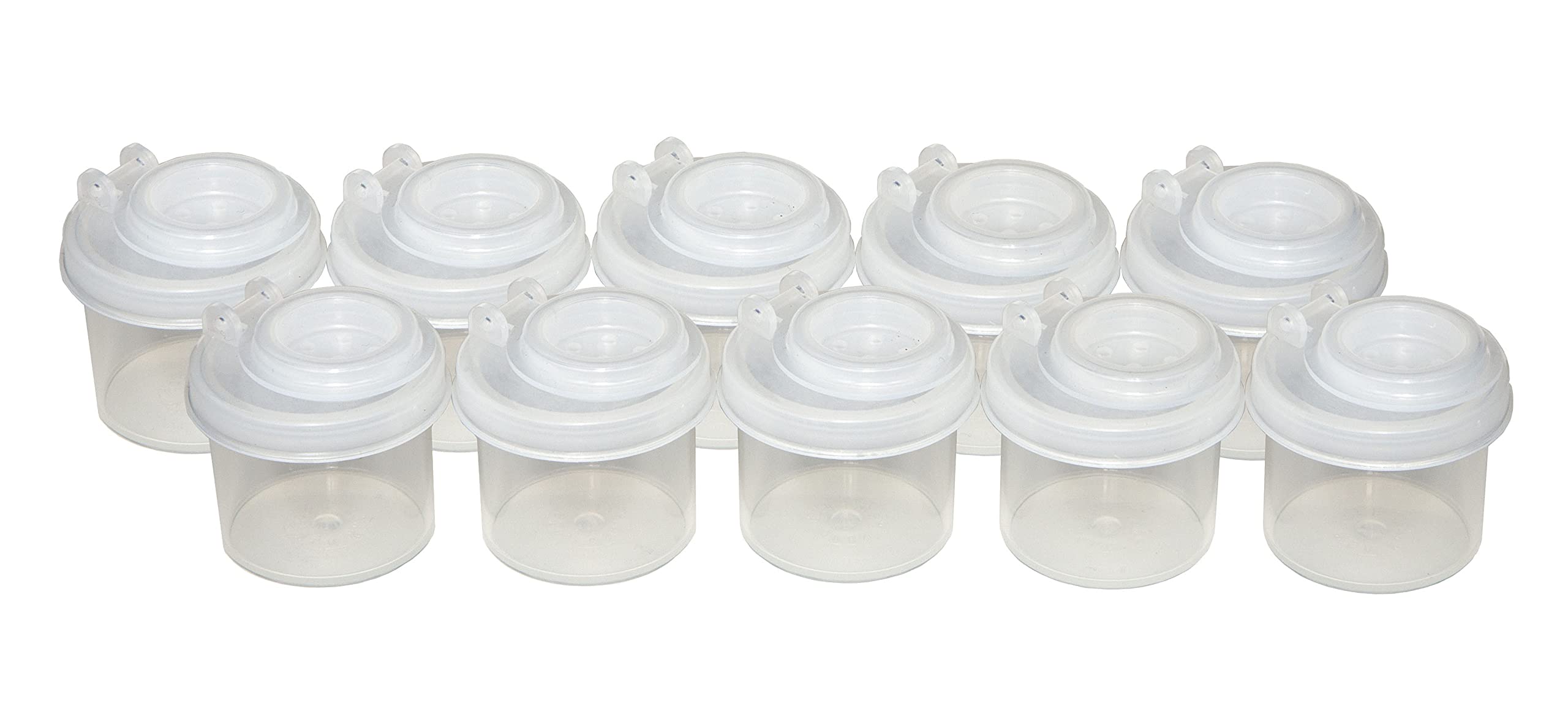 Hall Brothers Brazza Outdoors set of 10 Mini spice jars with sifter and cap (10)