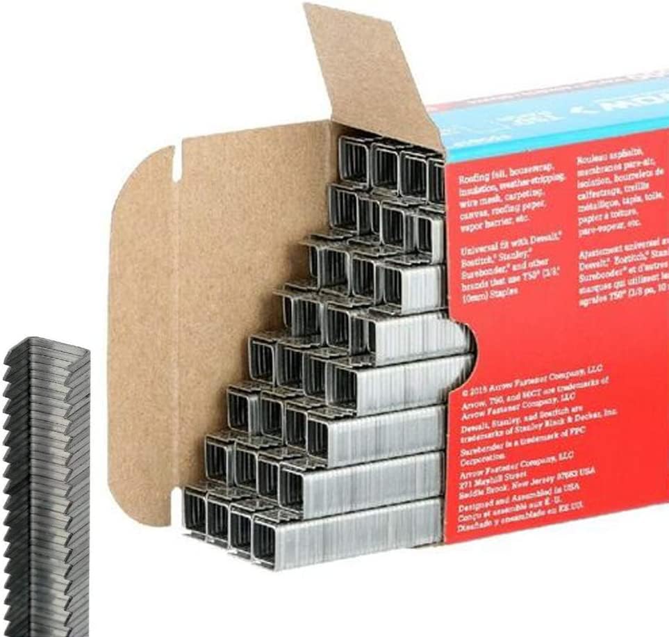 Arrow Fastener 506IP Genuine T50 3/8-Inch Staples, 5,000-Pack