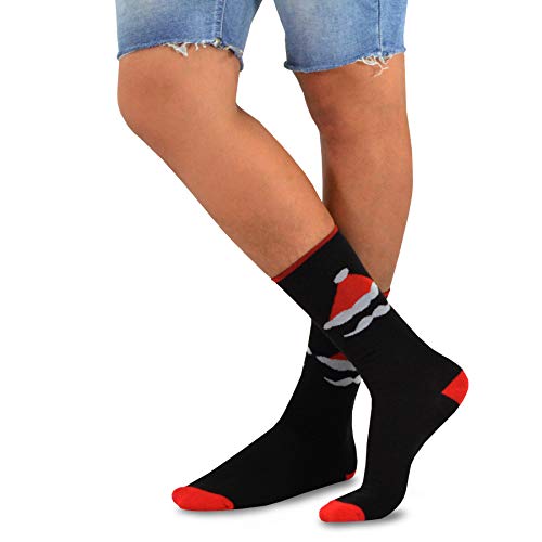 TeeHee Christmas Holiday 12-Pack Gift Socks for Men with Gift Box (Holiday-B)