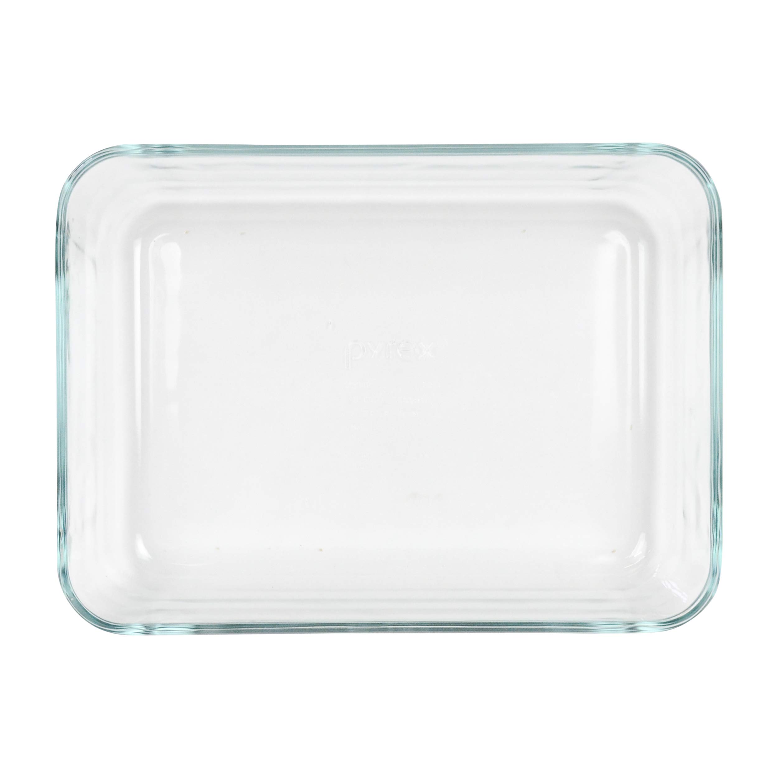 Pyrex (2 7210 3-Cup Glass Dishes & (2) 7210-PC 3-Cup Muddy Aqua Food Storage Lids - Made in the USA