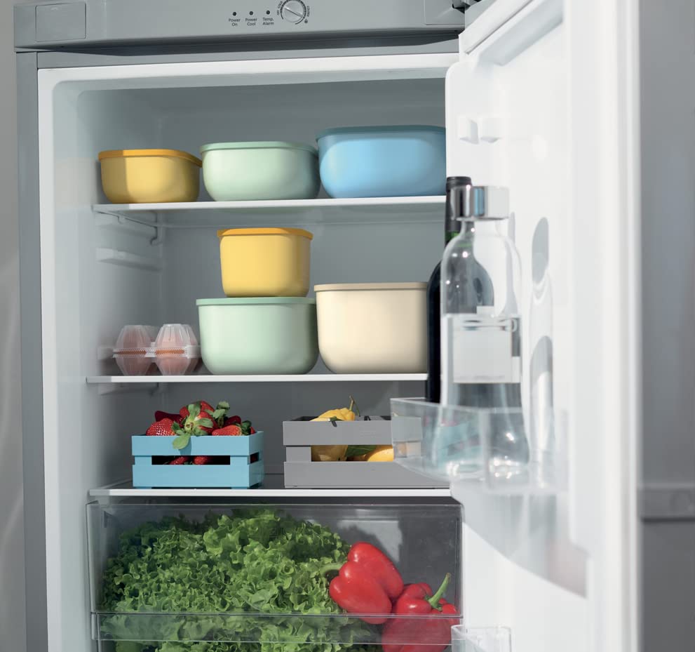 Guzzini Kitchen Active Design Airtight containers, 3 (EU), Matt Mid Blue