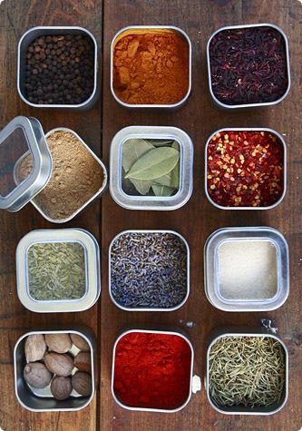 Nakpunar 6 pcs Clear Top Square Tins - 8 oz