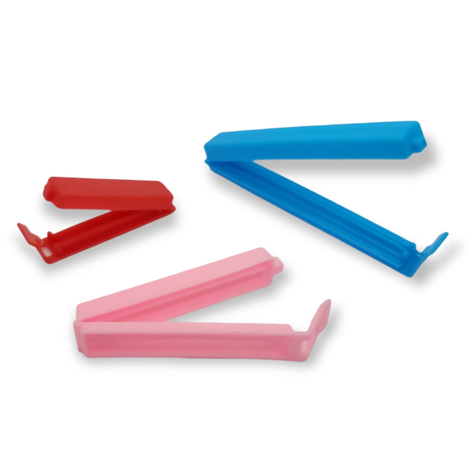 Handy Housewares 10-Piece Snap Bag Clips Set - Includes 3 Sizes Snack Chip Clips Sealers (1)