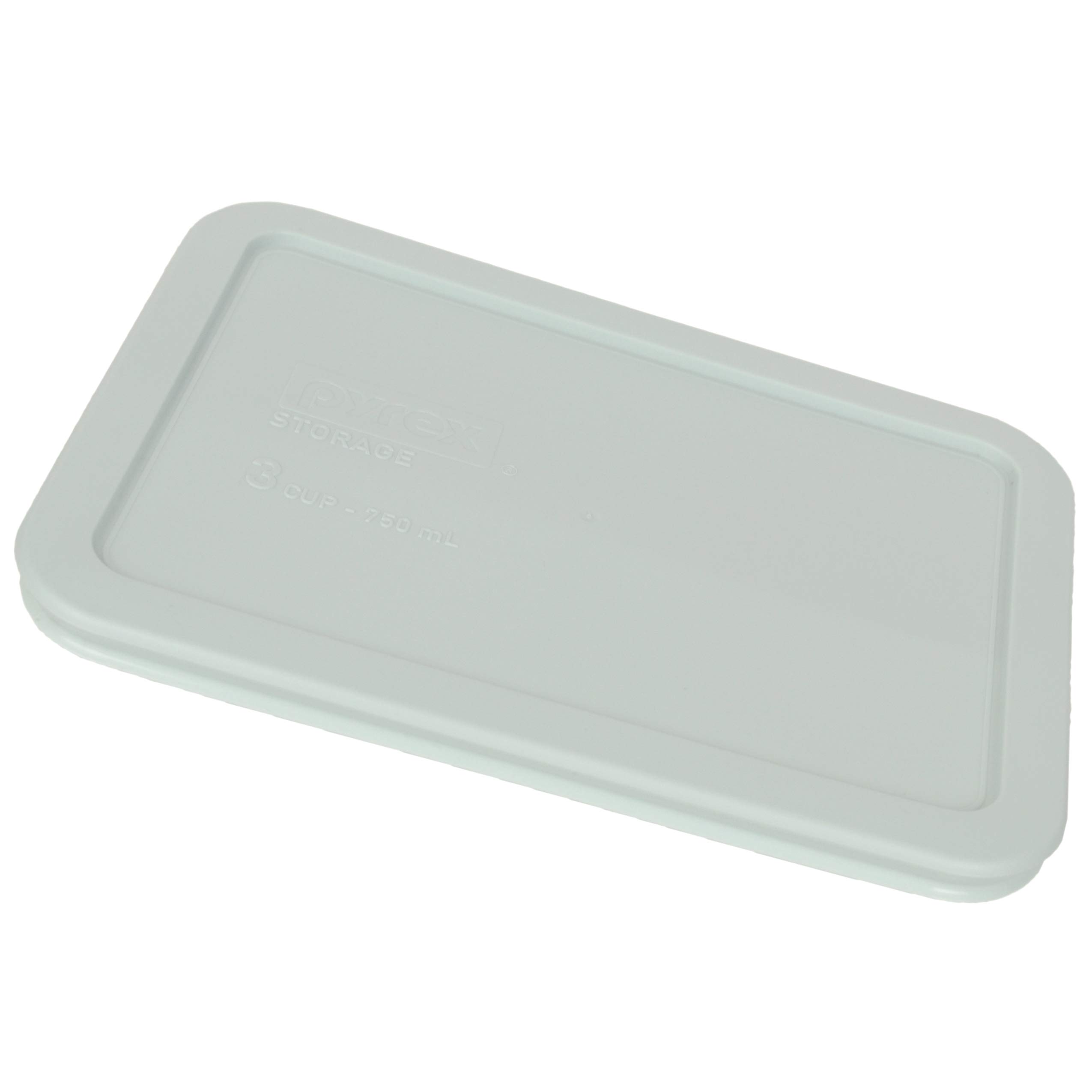 Pyrex (2 7210 3-Cup Glass Dishes & (2) 7210-PC 3-Cup Muddy Aqua Food Storage Lids - Made in the USA