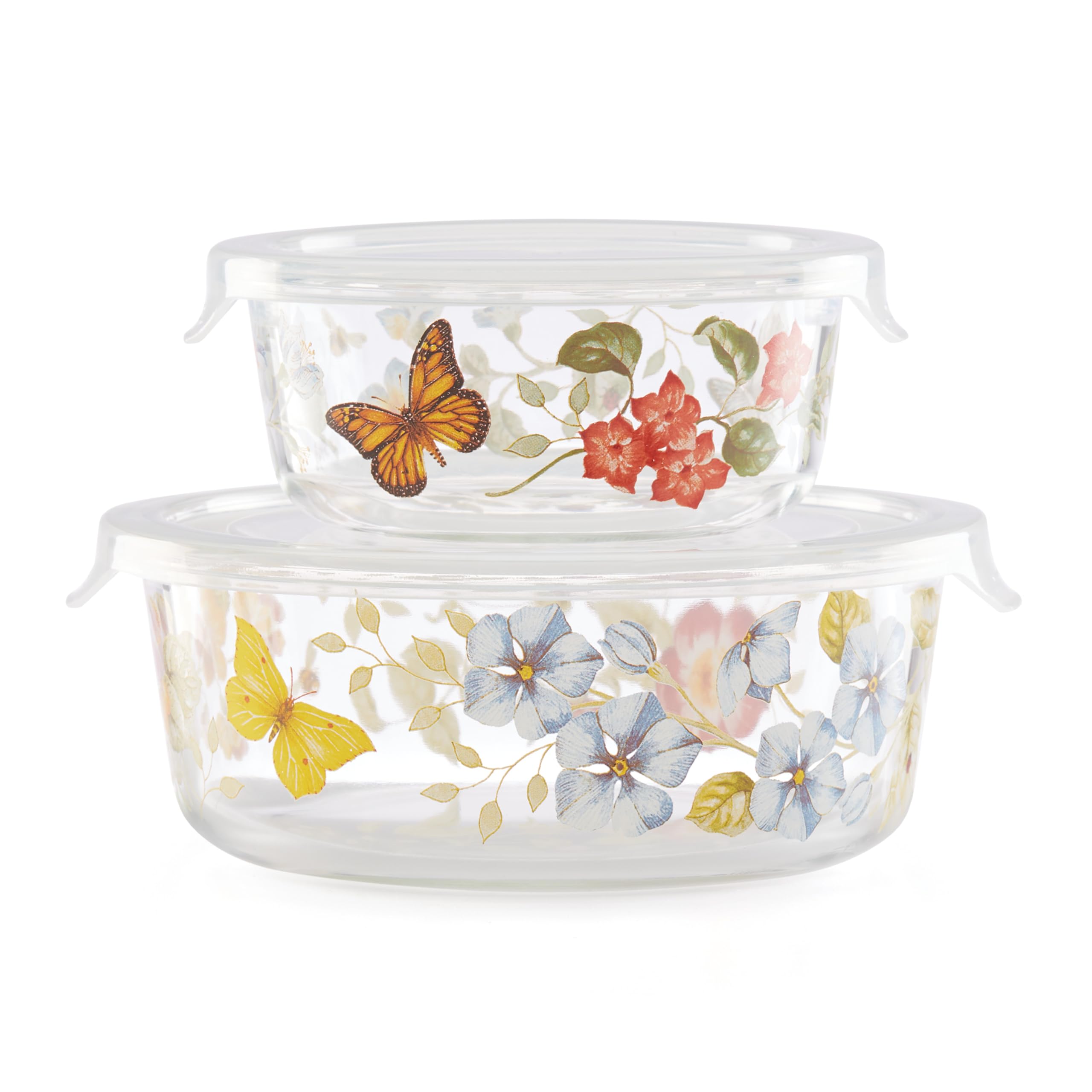 Lenox 890086 Butterfly Meadow Small Glass Food Container