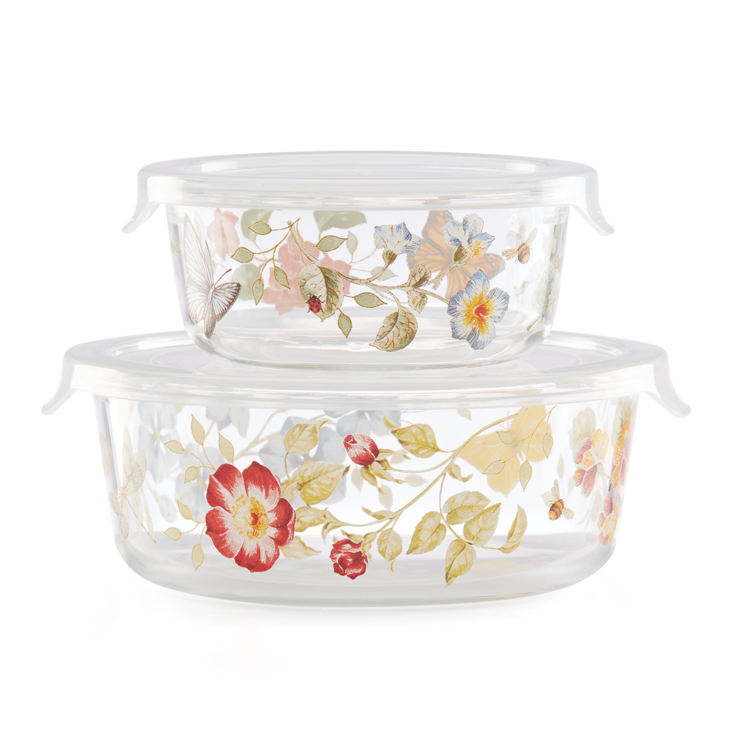 Lenox 890086 Butterfly Meadow Small Glass Food Container