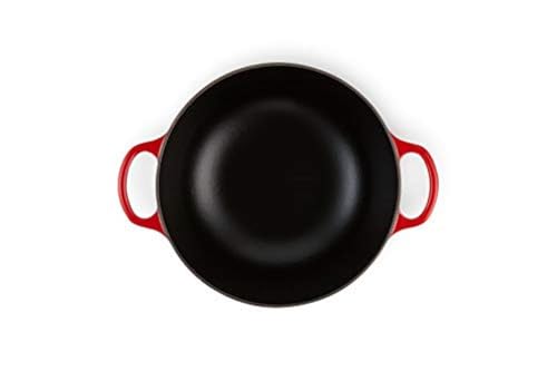 LE CREUSET La Marmite Signature Family Cast Iron Pot, Cast Iron, Cherry red, 32 cm
