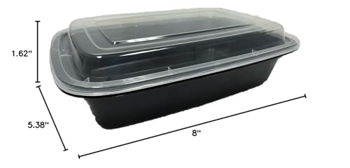 Maple Trade TD F7524 24 Ounce to Go Containers with Lids (150 Pack)