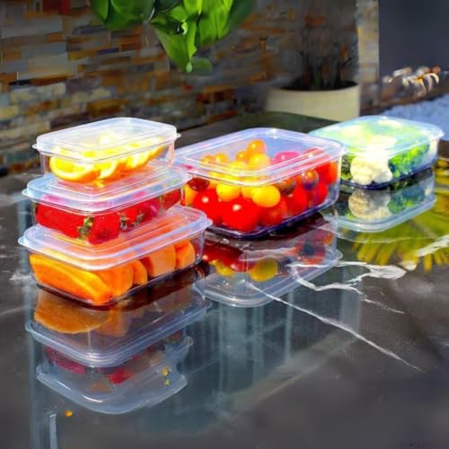 (Set of 3) Micro Clear 2.3 qt Kitchen Pantry Food Storage Container Set with Lid, Shatterproof, BPA Free, Dishwasher, Microwave Safe Canister, Fridge Refrigerator Organizer, Made in Japan