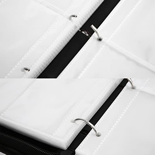 Tcgames Card Binder 4-Pocket, 440 Pockets Card Holder with 55 Sleeves Pink
