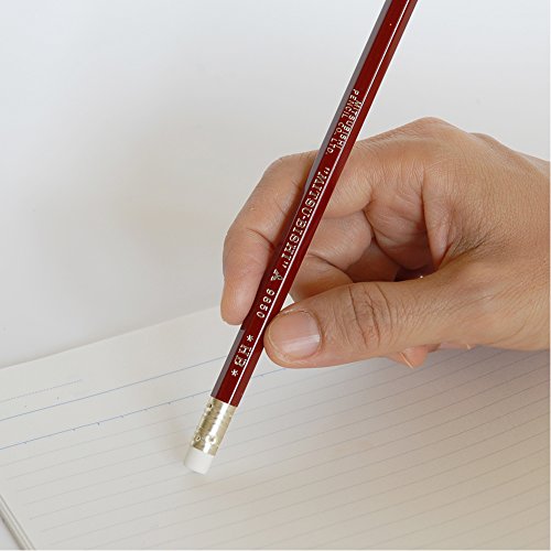 Mitsubishi Pencil pencil with pencil eraser 9850 hardness HB K9850HB (Original Version)