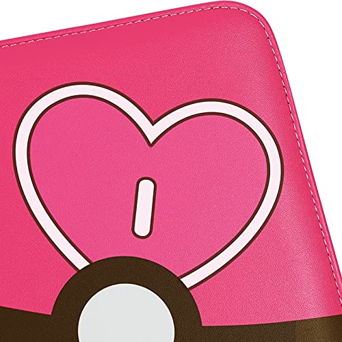 Tcgames Card Binder 4-Pocket, 440 Pockets Card Holder with 55 Sleeves Pink