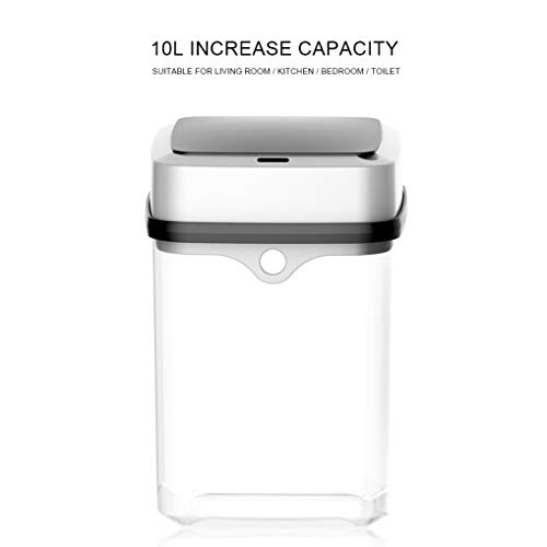 WENLII Automatic Touchless Trash Can Smart Sensor Large Automatic Dustbin Home Intelligent Kitchen Rubbish Bins with Lid