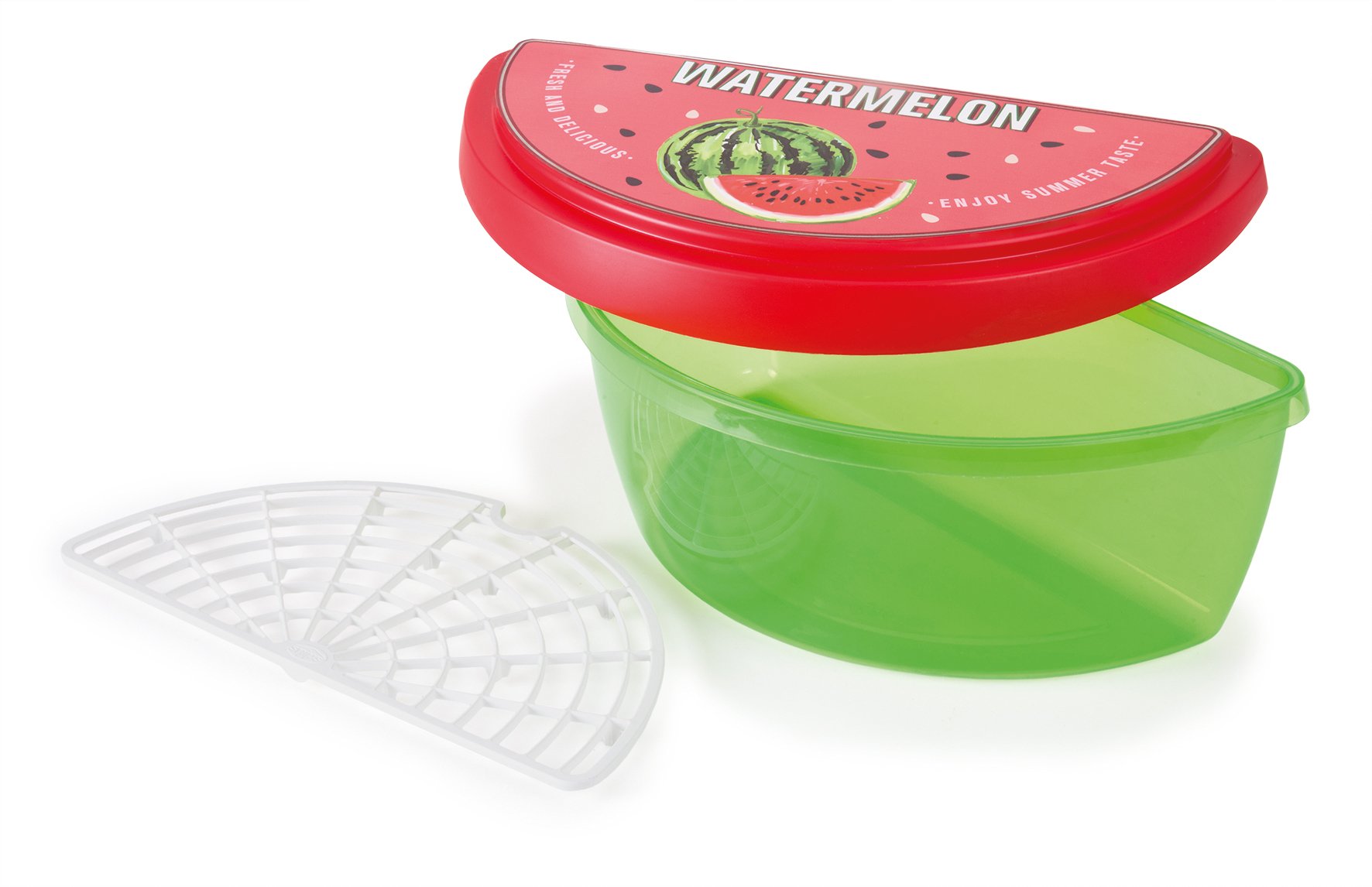 Snips Watermelon Saver 3L, 9.25" x4.33", Red/Green